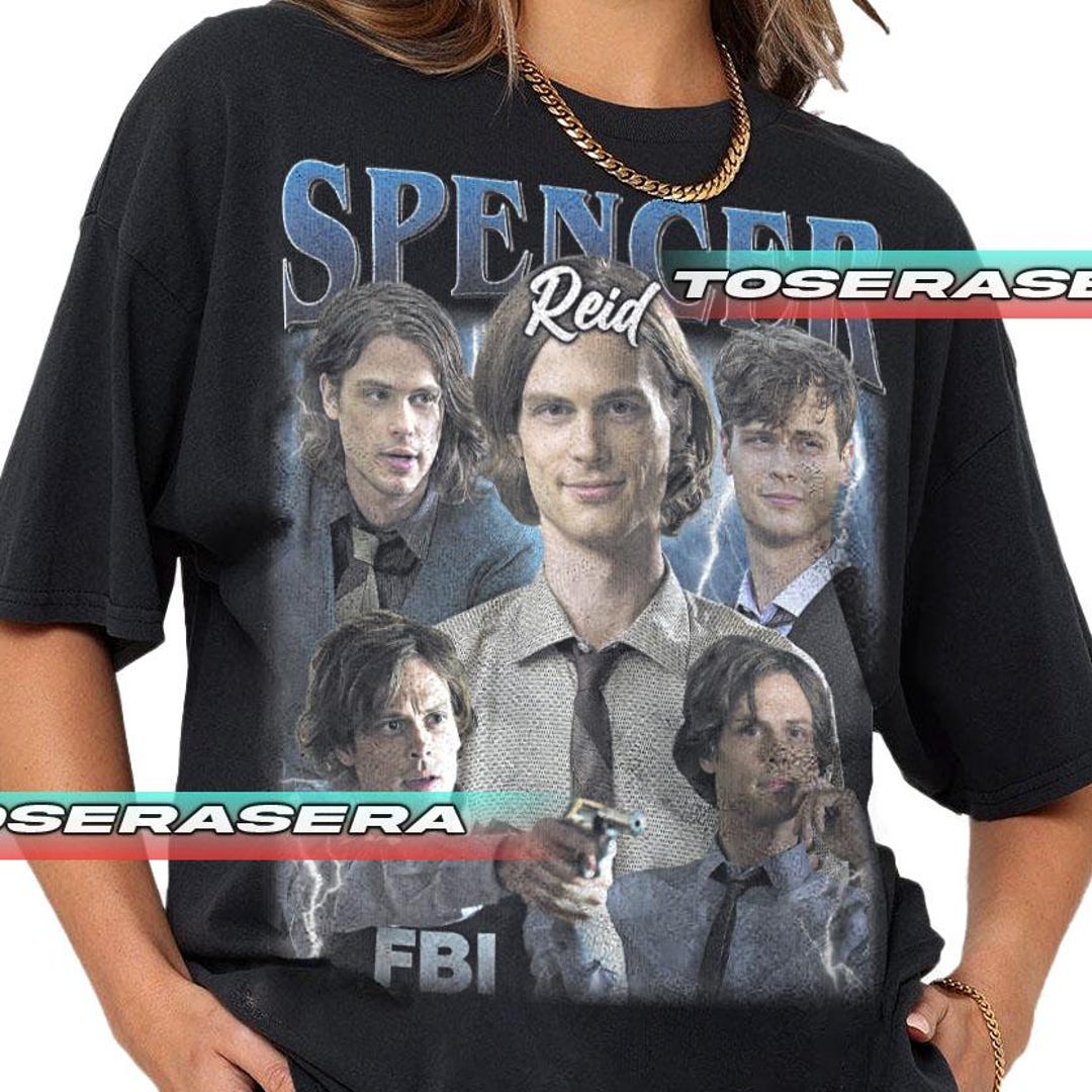 Spencer Reid Criminal Minds Graphic Tee – FBI Genius Character Shirt ...