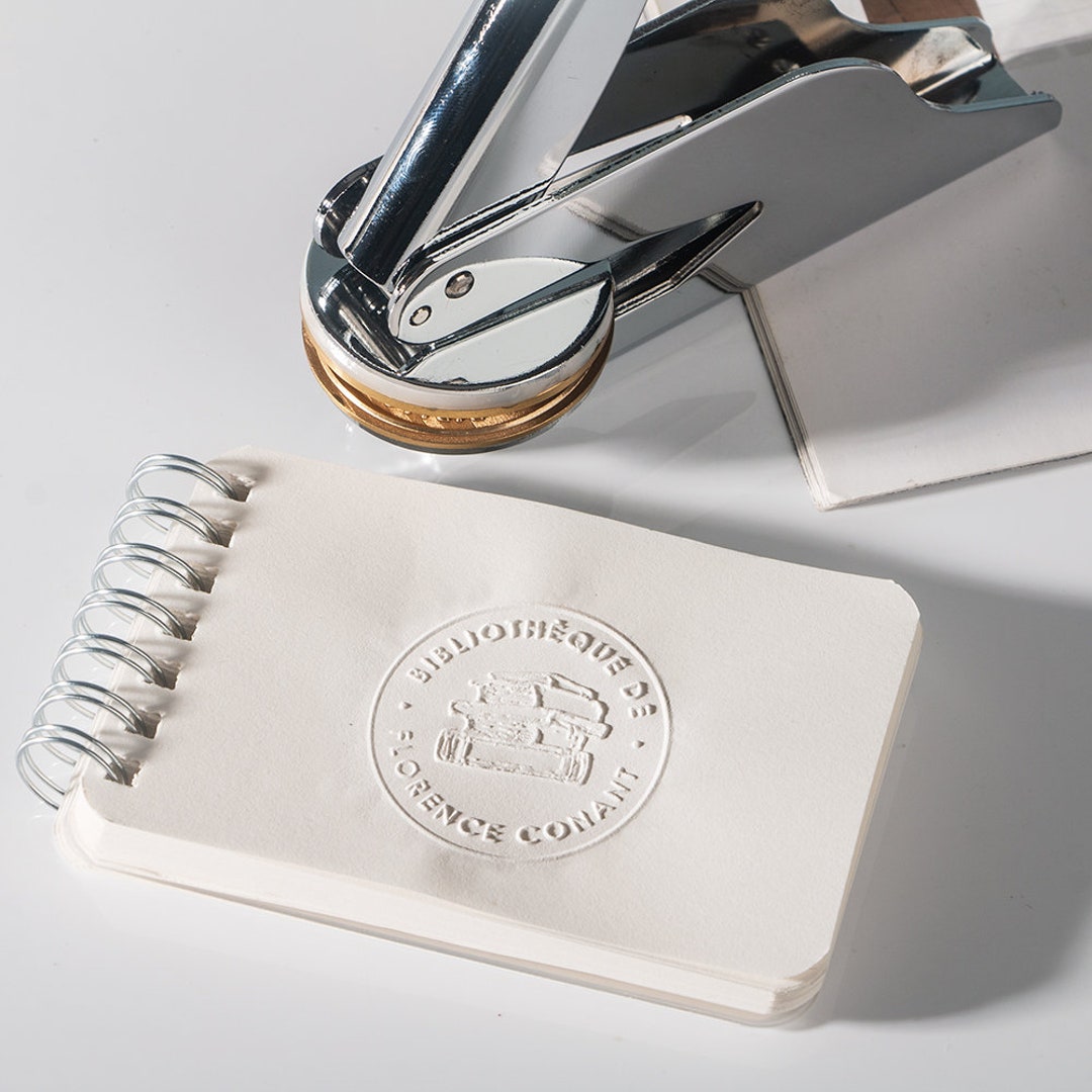 Custom Logo Embossing,custom Text Embossing Stamp,monogram Embosser ...