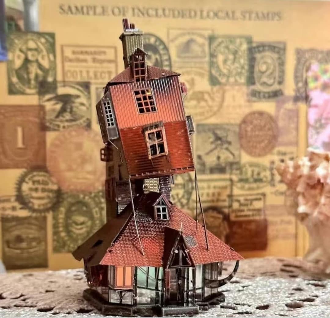 The Burrow Home of the Weasley Family DIY Miniature Kits Metal Model ...
