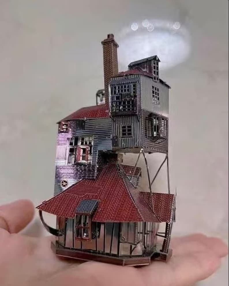 The Burrow Home of the Weasley Family DIY Miniature Kits Metal Model ...