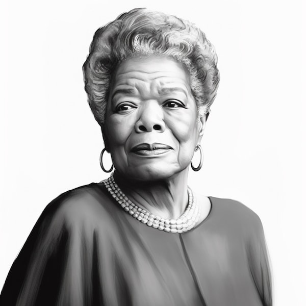 Maya Angelou Wall Art - Etsy