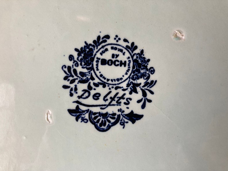 15 Inch Plate Delfts by Boch Made for Royal Sphinx Made in Holland - Etsy