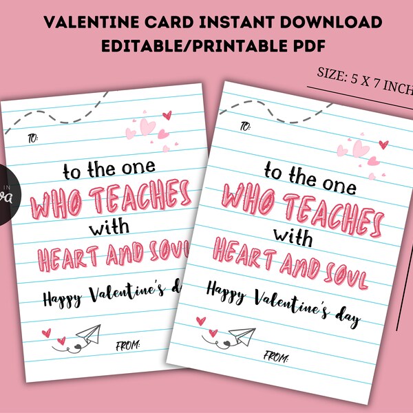 Teacher Appreciation Card - Etsy