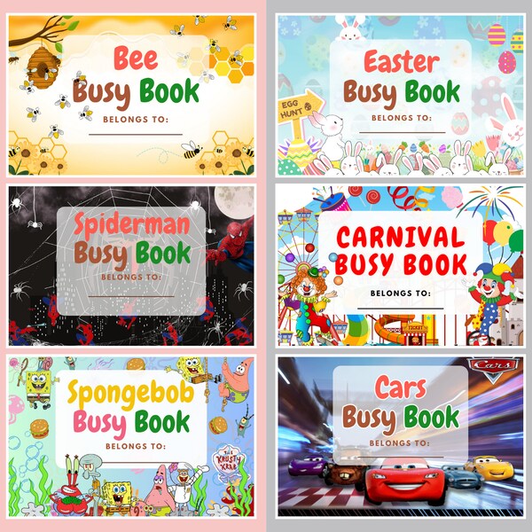Busy Books - Etsy