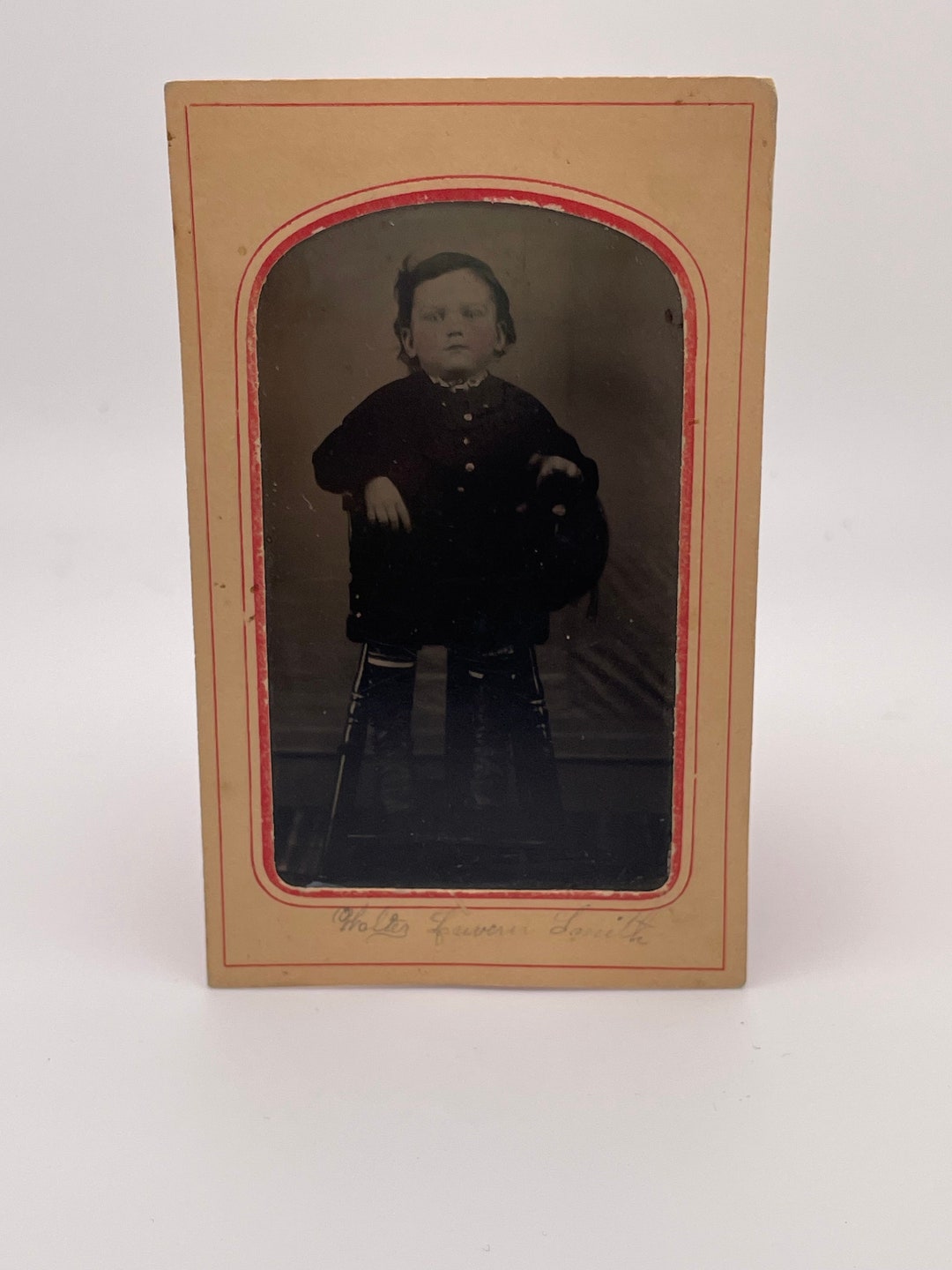 Victorian Tin Type of a Little Boy - Etsy