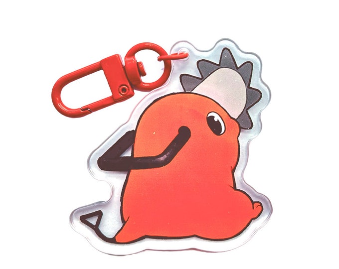 Chainsaw Man Pochita Acrylic Charm - Etsy