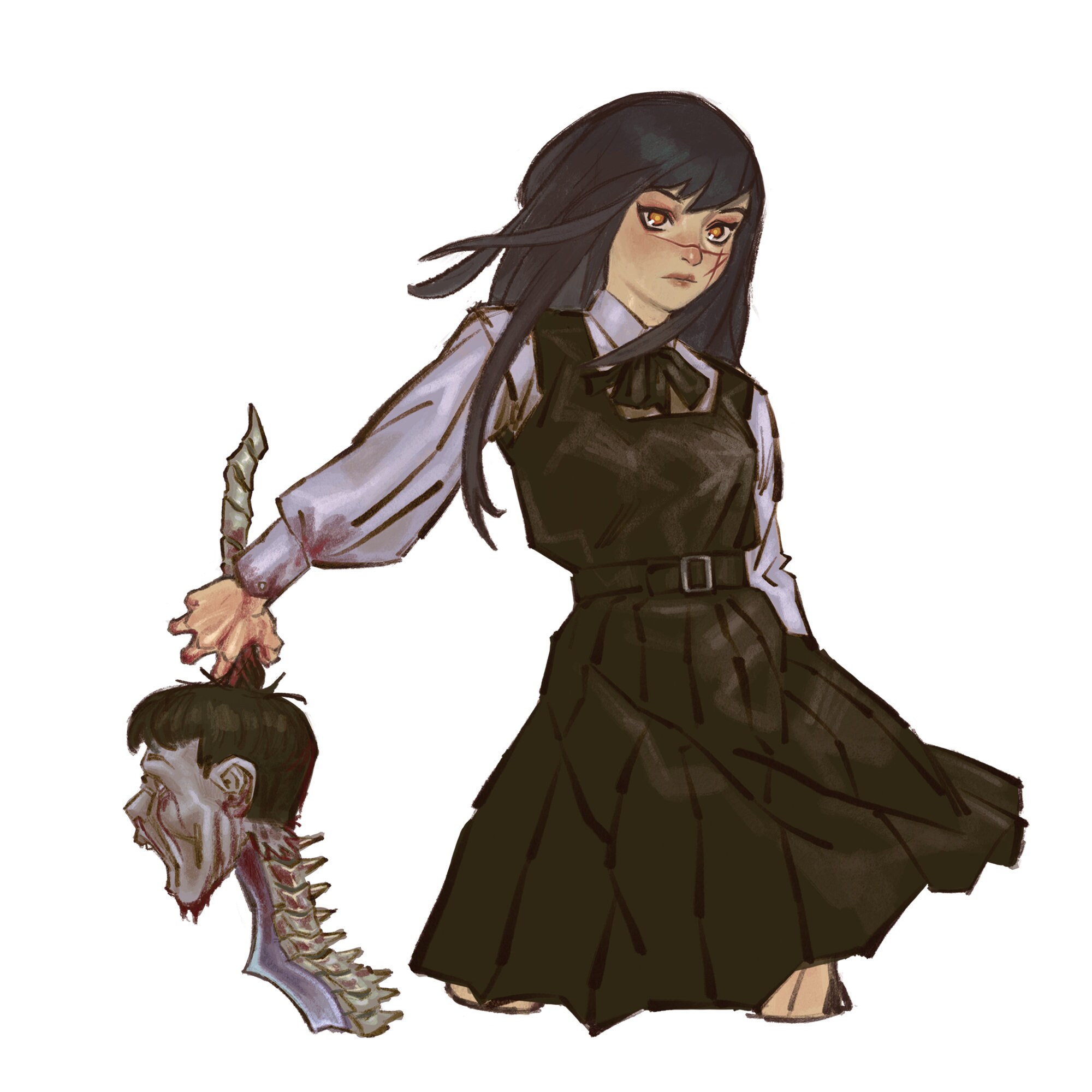 Chainsaw Man Yoru Acrylic Charm - Etsy