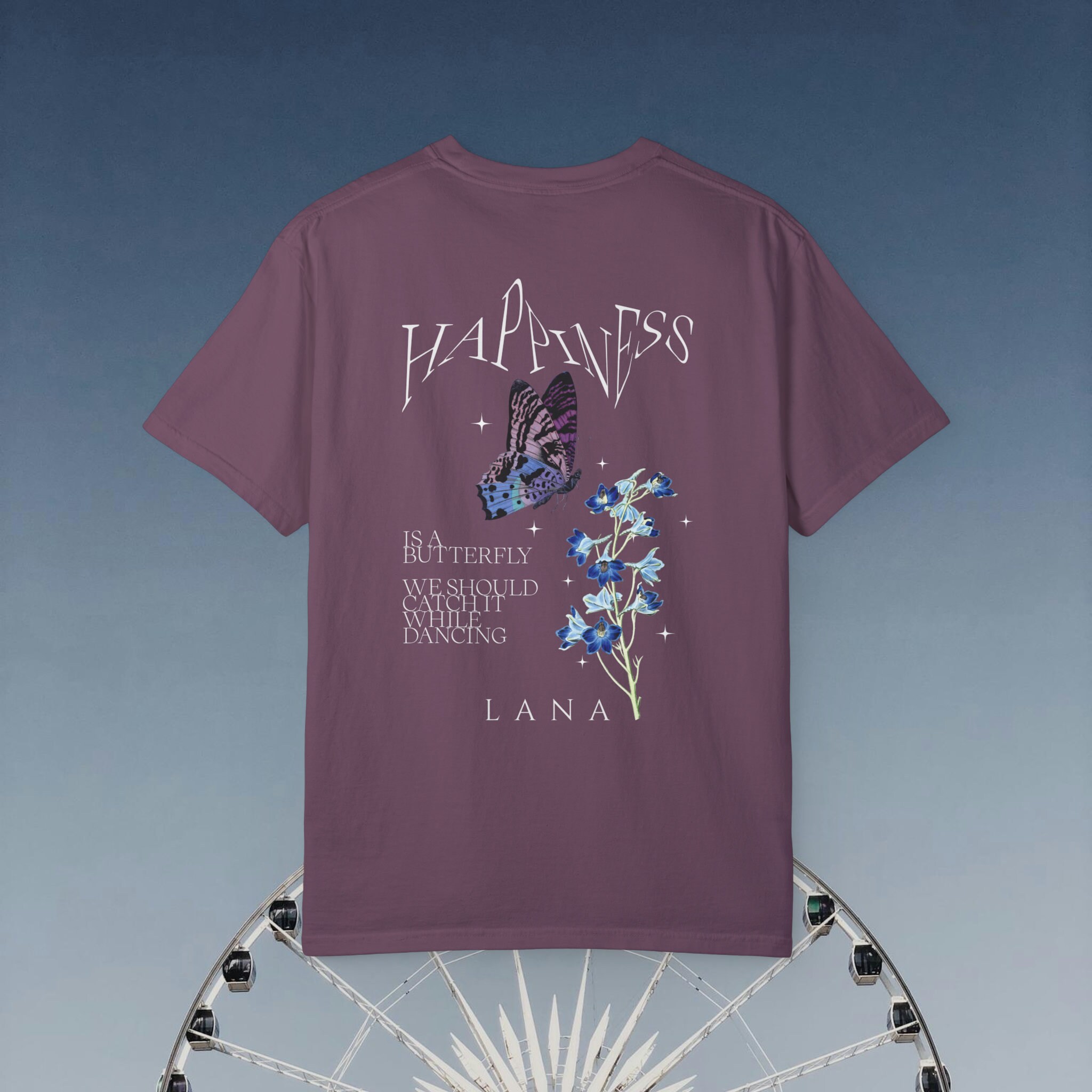 Lana del Rey Concert Merch, Coachellla 2024, Happiness is a Butterfly ...