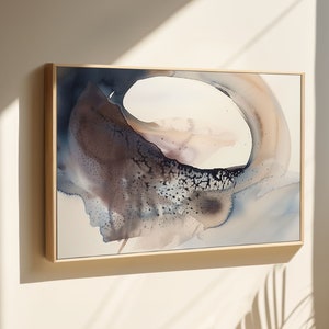 Watercolor Wabi Sabi Japandi Abstract Wall Art - Digital Art Print ...