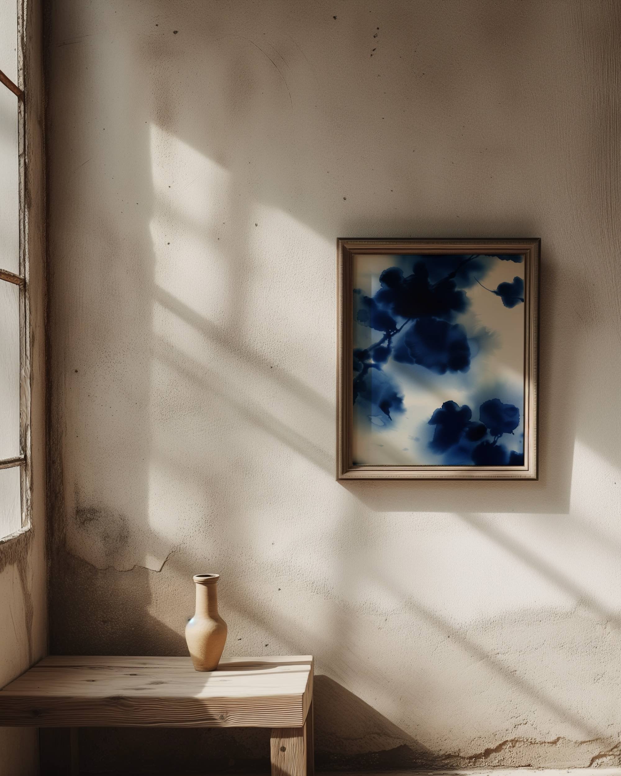 Wabi Sabi Printable Japandi Wall Art - Digital Art Print, Floral Print ...