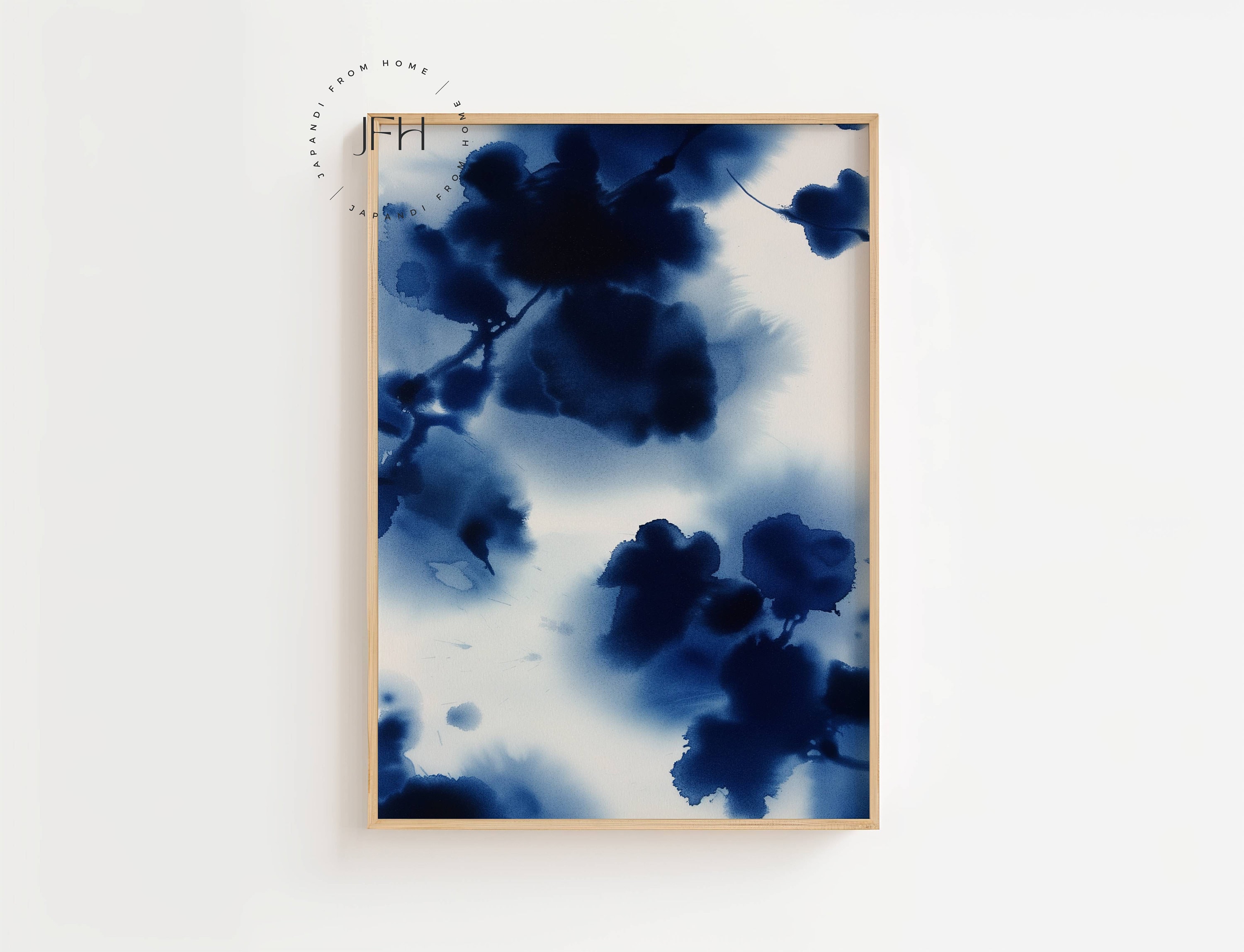 Wabi Sabi Printable Japandi Wall Art - Digital Art Print, Floral Print ...