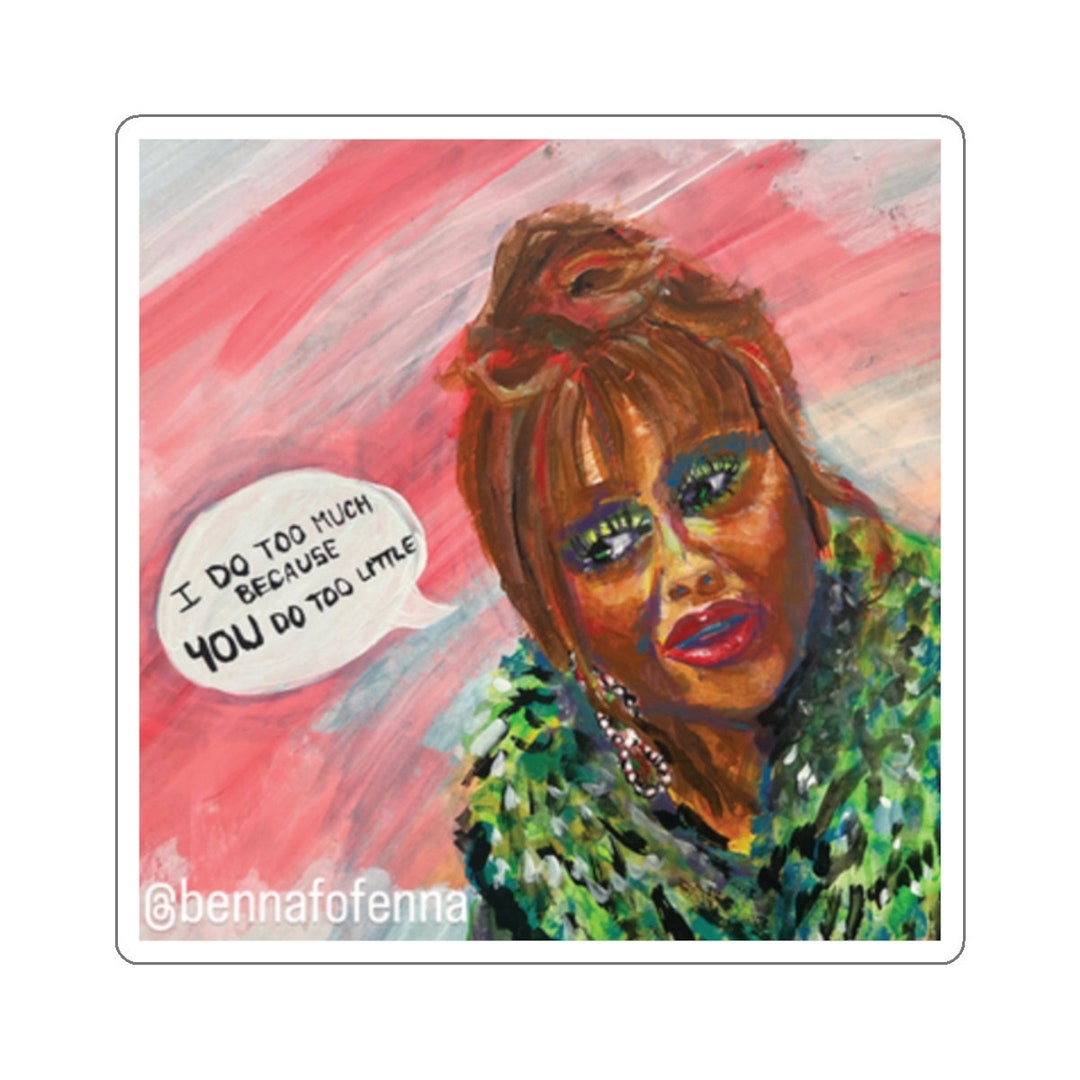 Bravo Stickers, Phaedra Eats Dan up (the Traitors US, RHOA) - Etsy