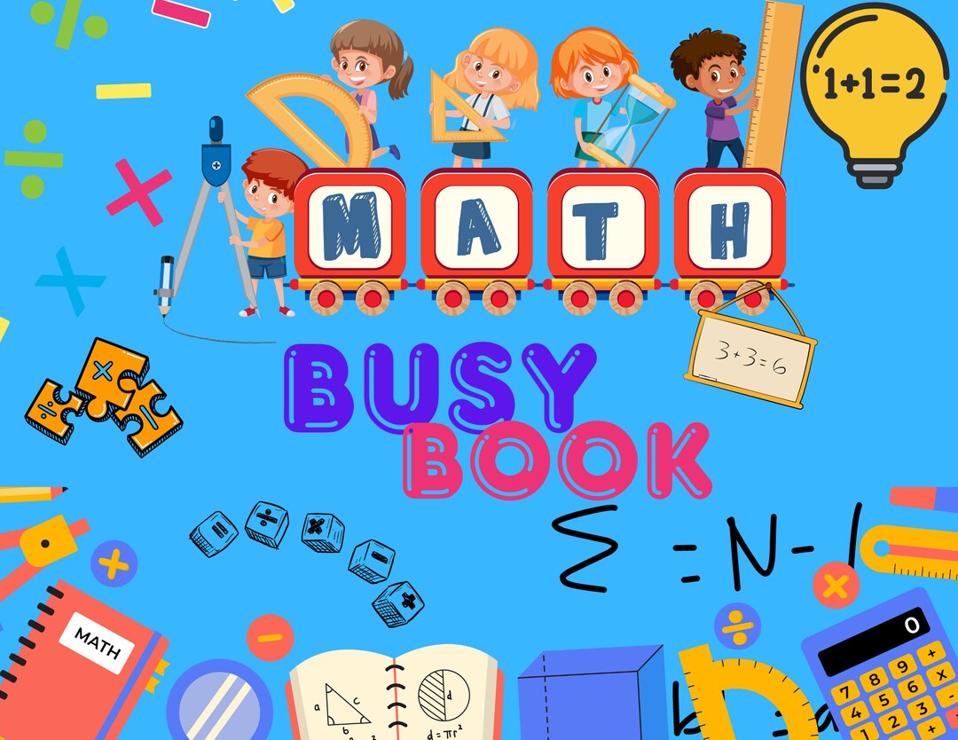 Mathematics Busy Book - Etsy
