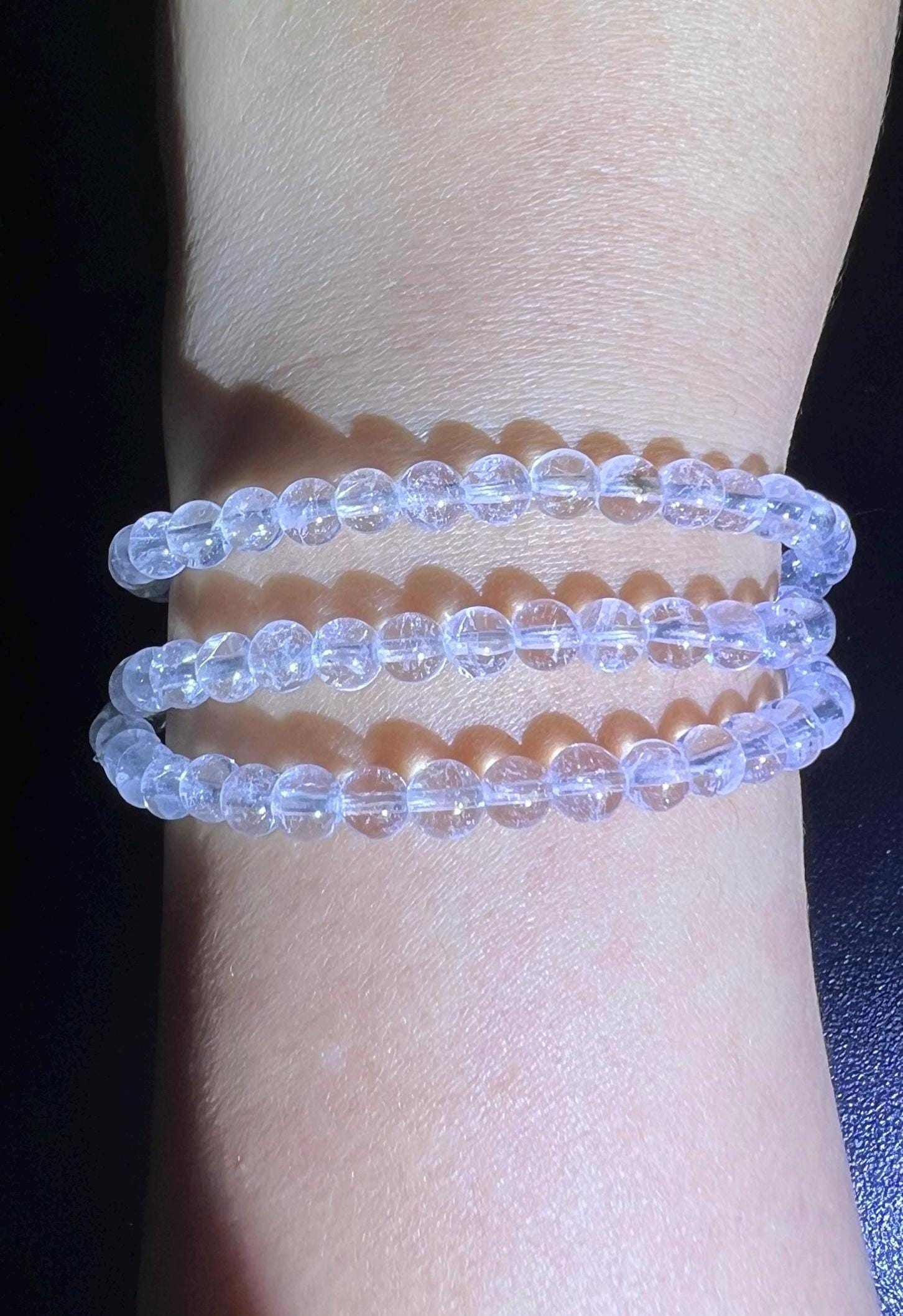 5mm Natural Danburite ( Angora Crystal) Round Beads Healing & Energy ...