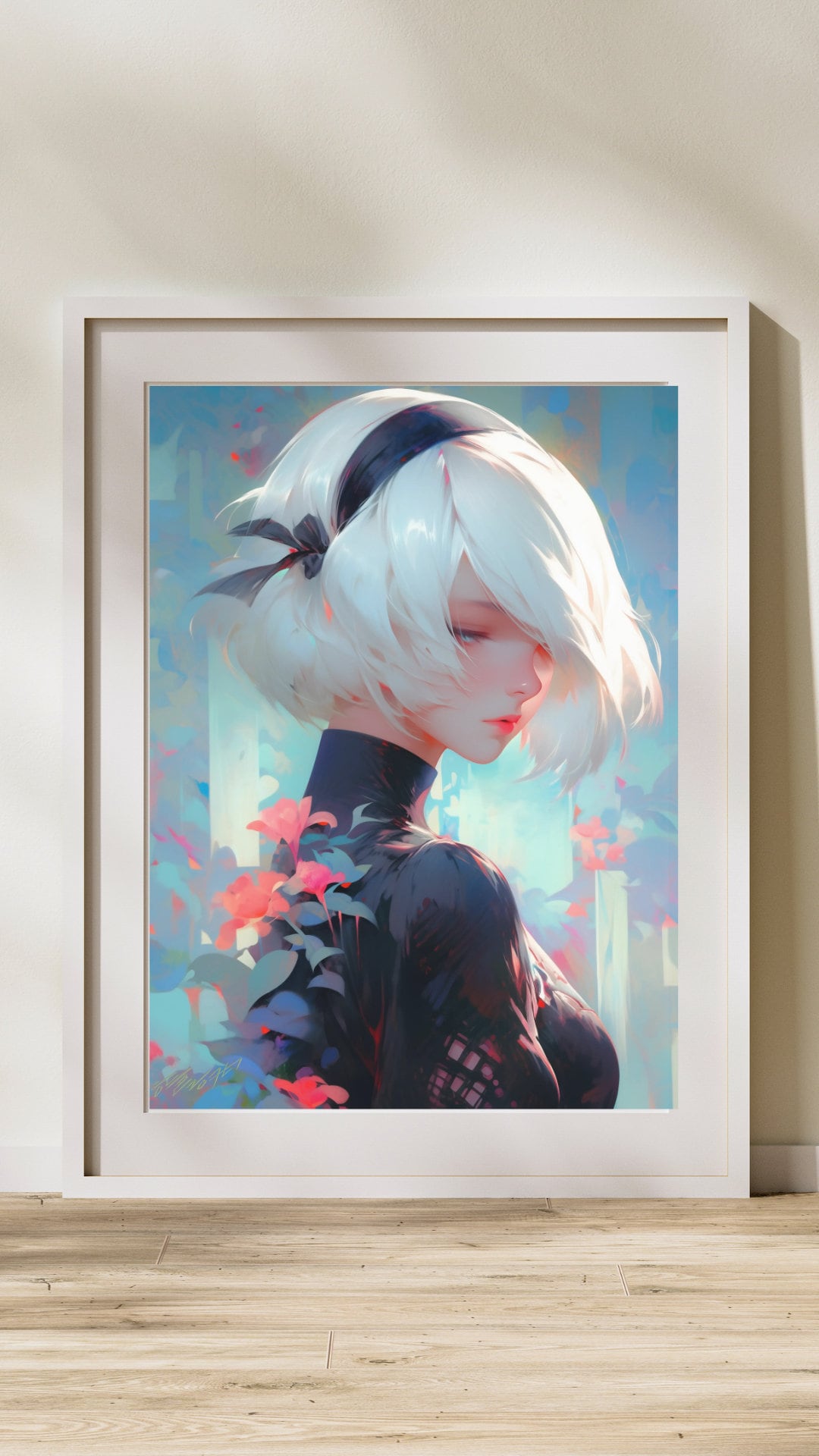Nier Automata Painting Poster - Etsy