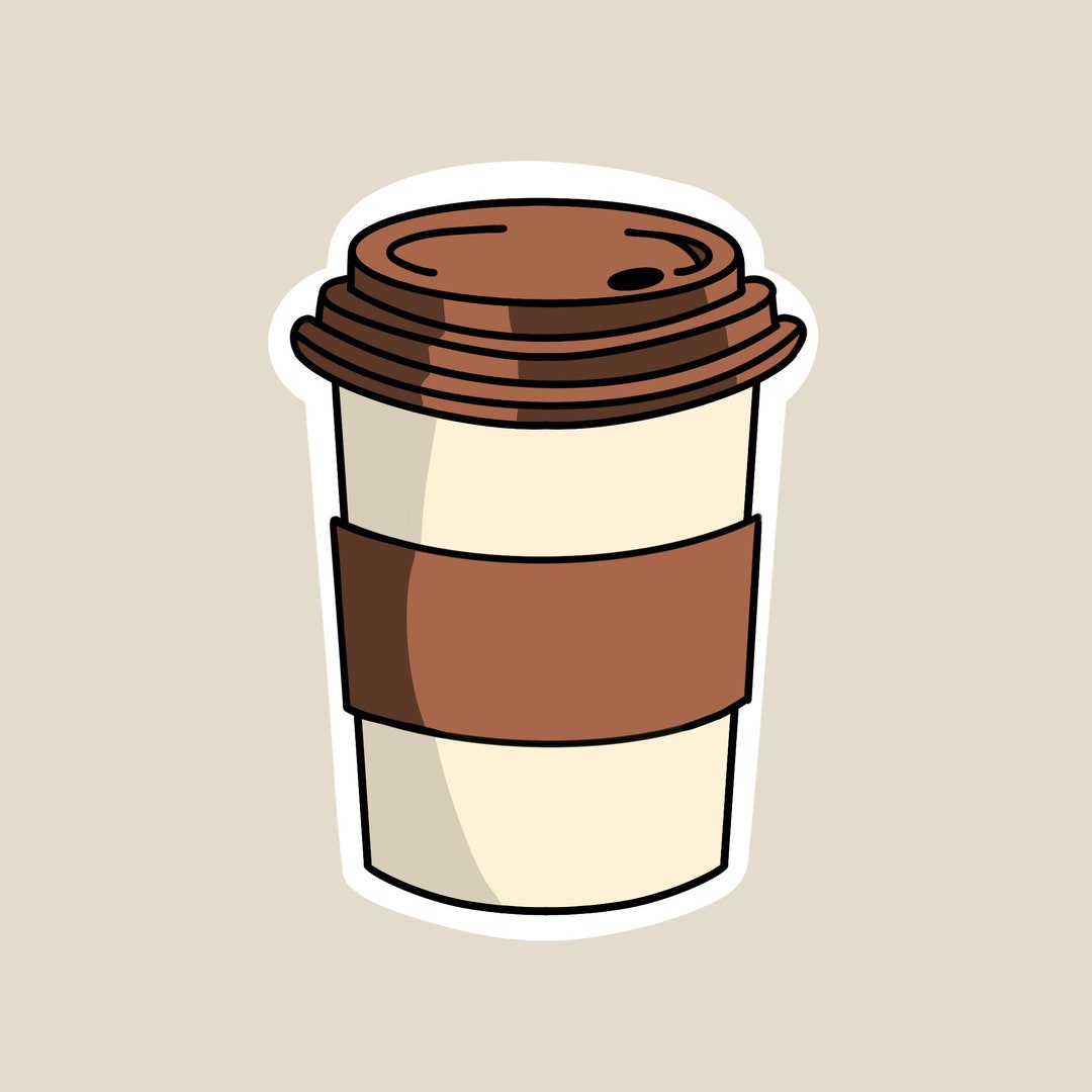 Coffee Sticker, It Girl Sticker, Coffee Addict Sticker, VSCO, Cute ...