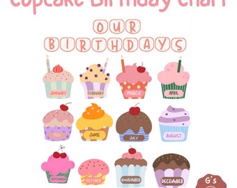 Boho Rainbow Birthday Chart | Classroom Display | Digital Resource - Etsy