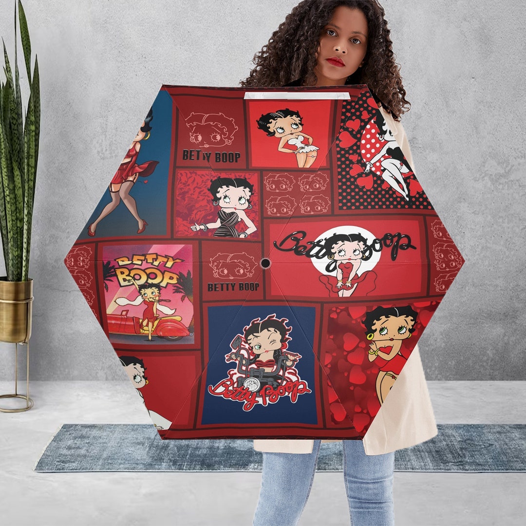 Betty Boop Umbrella, Betty Boop Custom Umbrella, Personalized Umbrella ...