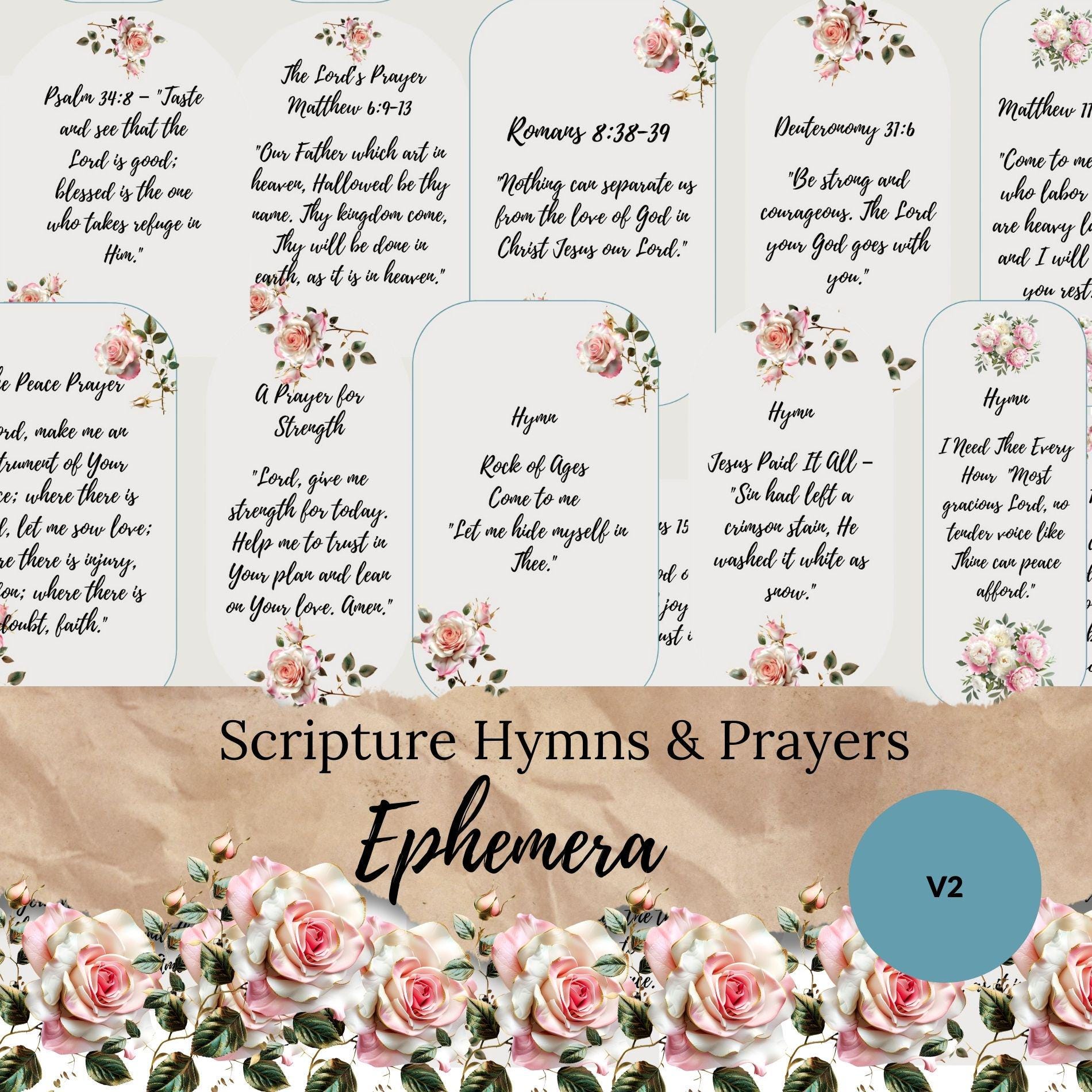 Scripture, Hymns and Prayers: Decorative Tags to Add a Pretty Touch to ...