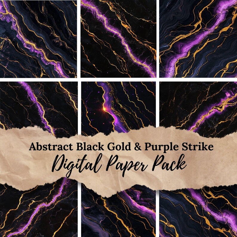 Abstract Backgrounds BUNDLE 72 Digital Papers: 6 Packs in One, Pink ...