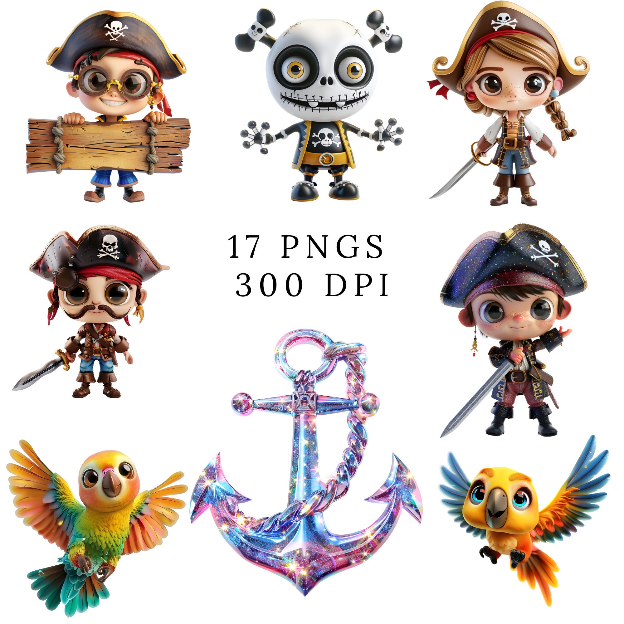 Pirate Clipart- Pirates Clipart, Eyepatch, Pirate Ship, Treasure Chest ...