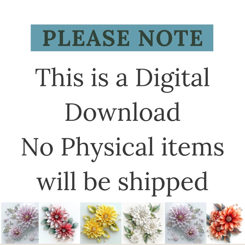 Turquoise Silver Flower Digital Paper Pack: Elegant Floral Backgrounds ...