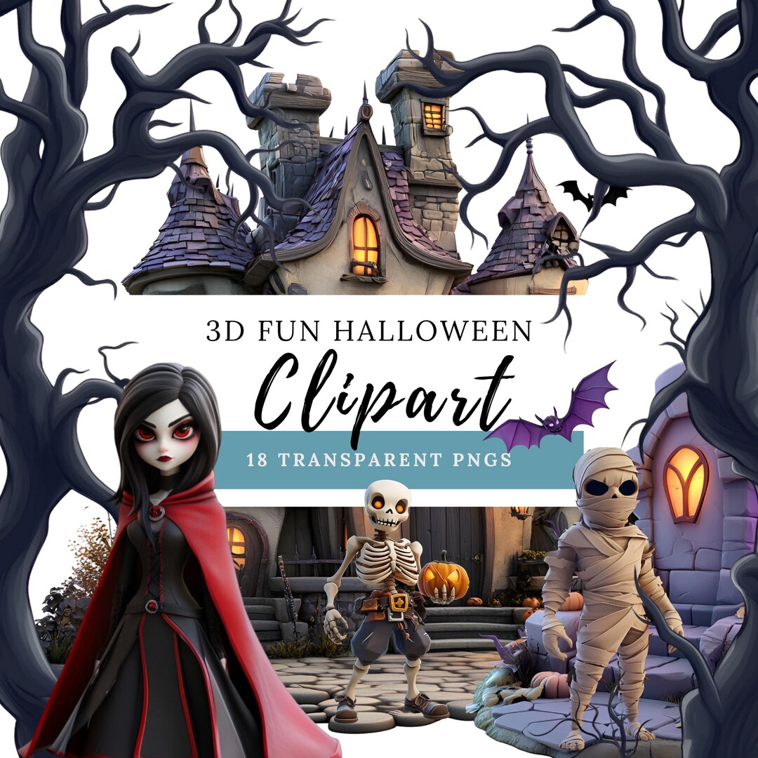 Halloween Clipart | Cute Halloween | Ghost Clipart | Scarecrow Clipart ...