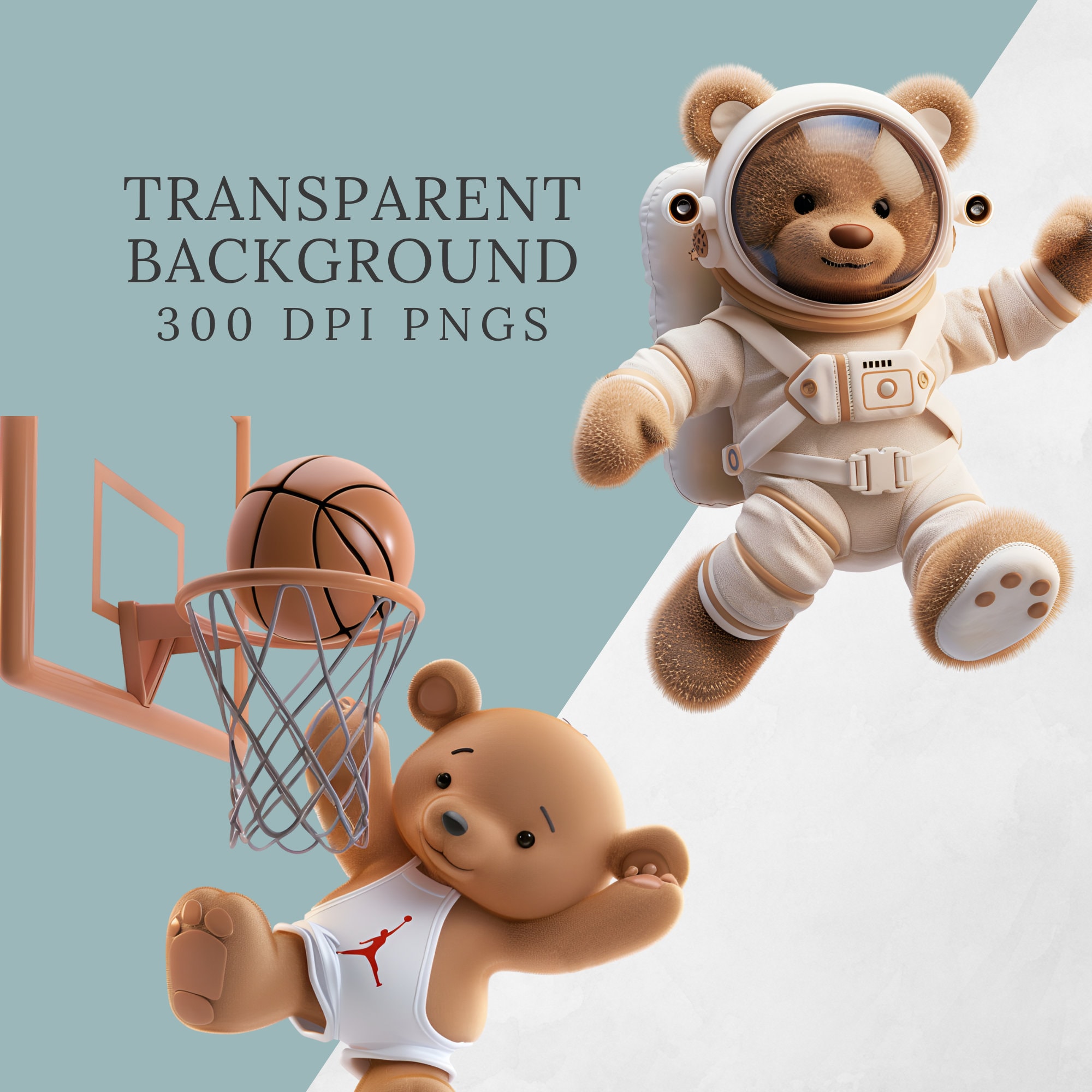 Adventure Bears: Flying Bears, Commercial Use, Transparent Pngs ...