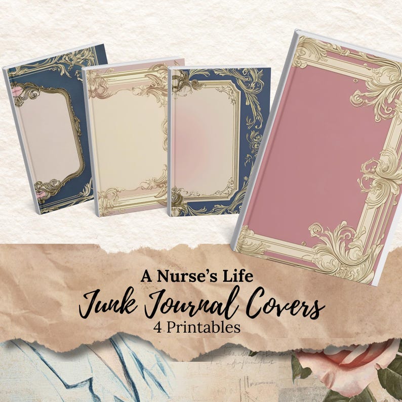 A Nurses Life Junk Journal Kit: 6 Packs in 1. All You Need to Make a ...