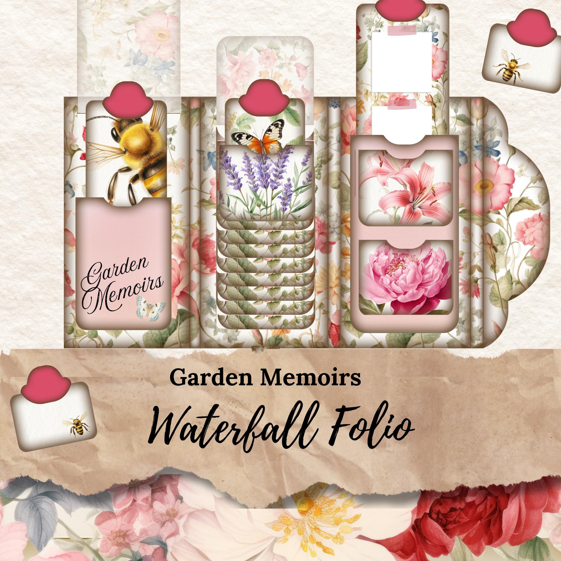 Waterfall Folio Junk Journal Printable, Vintage Seed Packet Ephemera ...