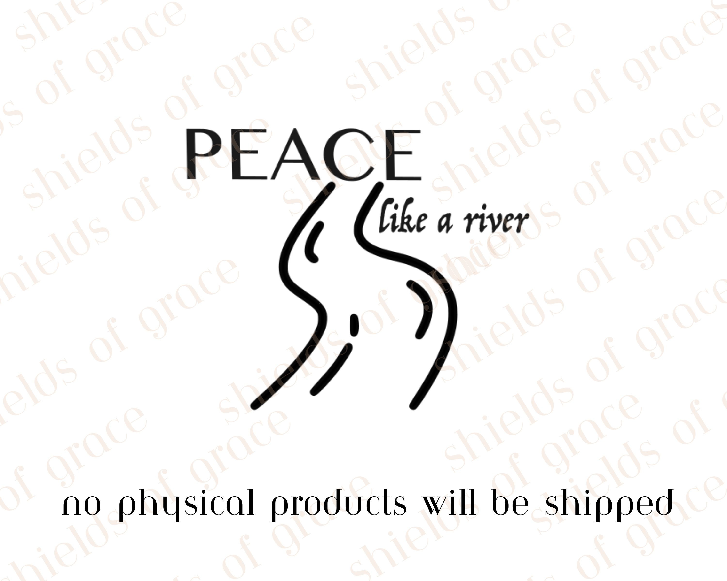 Peace Like a River SVG, Christian Hymn Sweater, Peace Like a River ...
