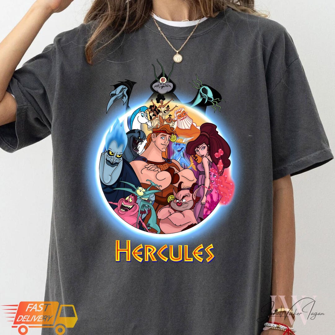Retro 90's Disney Hercules Comfort Colors® Shirt, Hercules Shirt ...