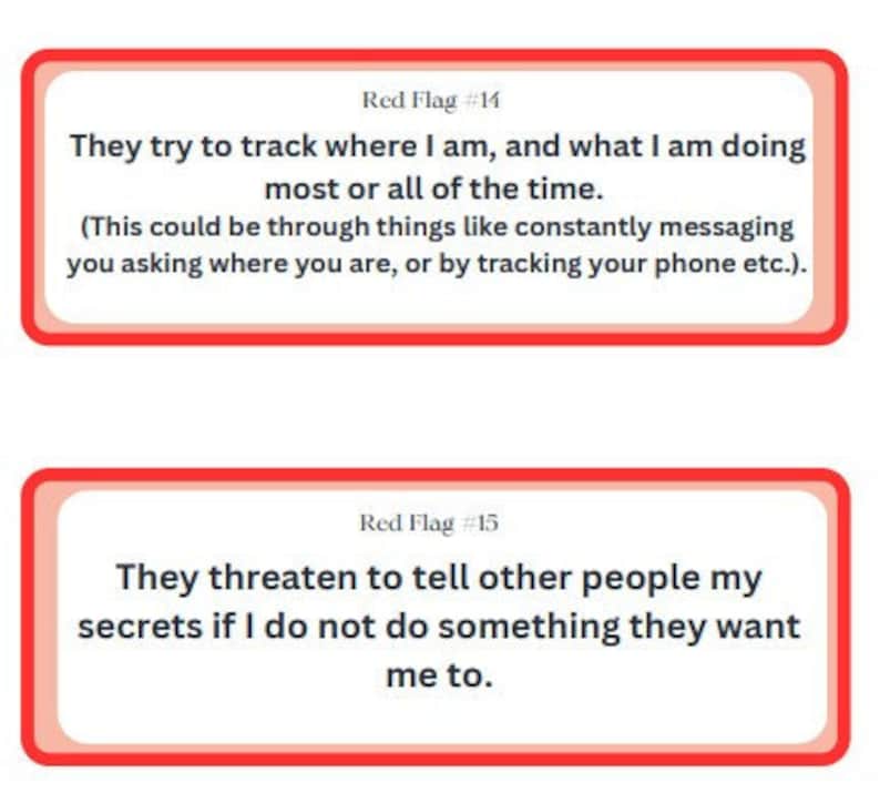 Relationships: Green Flags & Red Flags- for Teens! - Etsy Australia