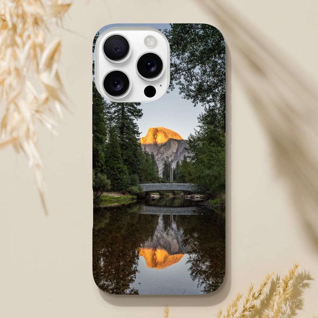 Half Dome Sunset iPhone Case | Yosemite National Park Phone Case ...