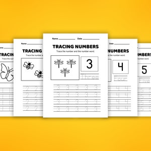 Math Activity Worksheets for Kindergarten and Preschool Black and White ...