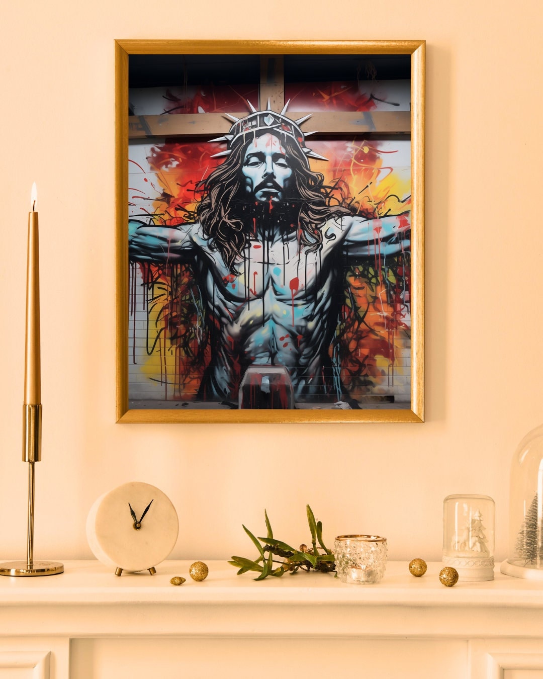 Jesus on the Cross Graffiti Art Version 4 DIGITAL DOWNLOAD - Etsy