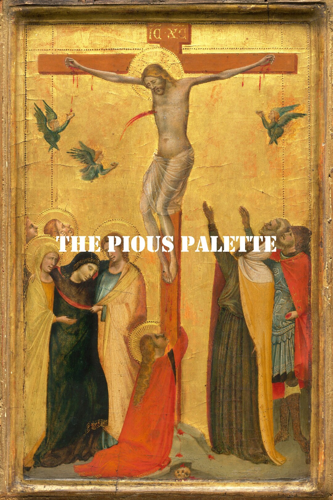 The Crucifixion By Bernado Daddi Palette Knife Bel Art Digital Download