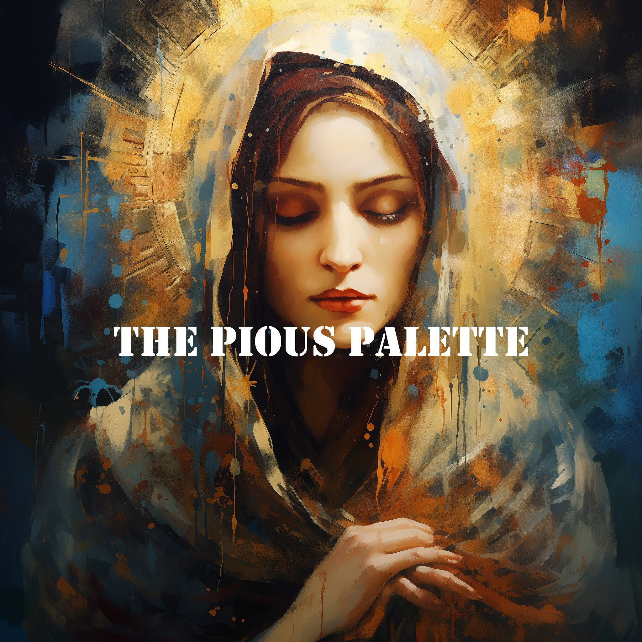 Virgin Mary Abstract Version 2 Bel Art DIGITAL DOWNLOAD - Etsy