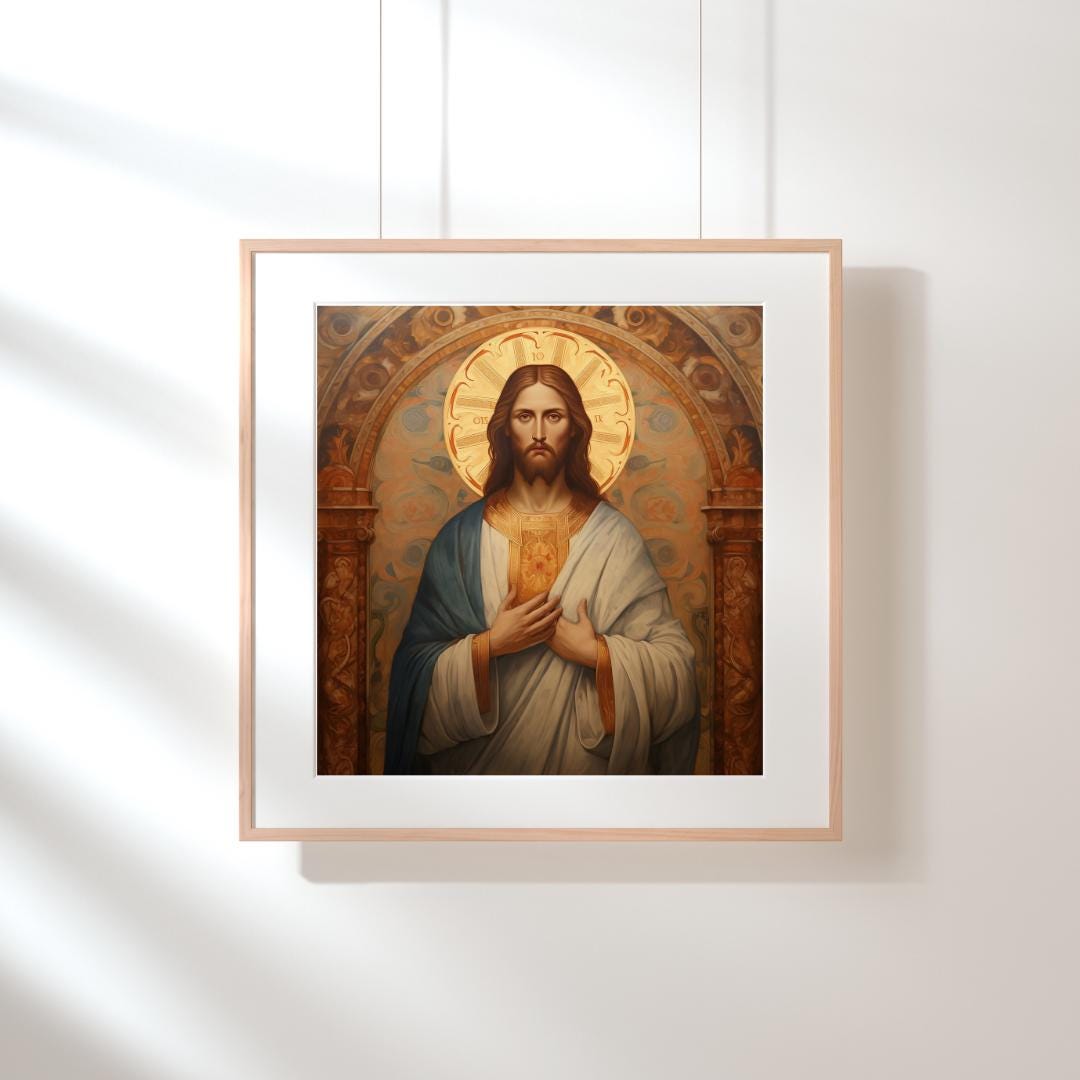 Byzantine Jesus Version 3 Bel Art DIGITAL DOWNLOAD - Etsy