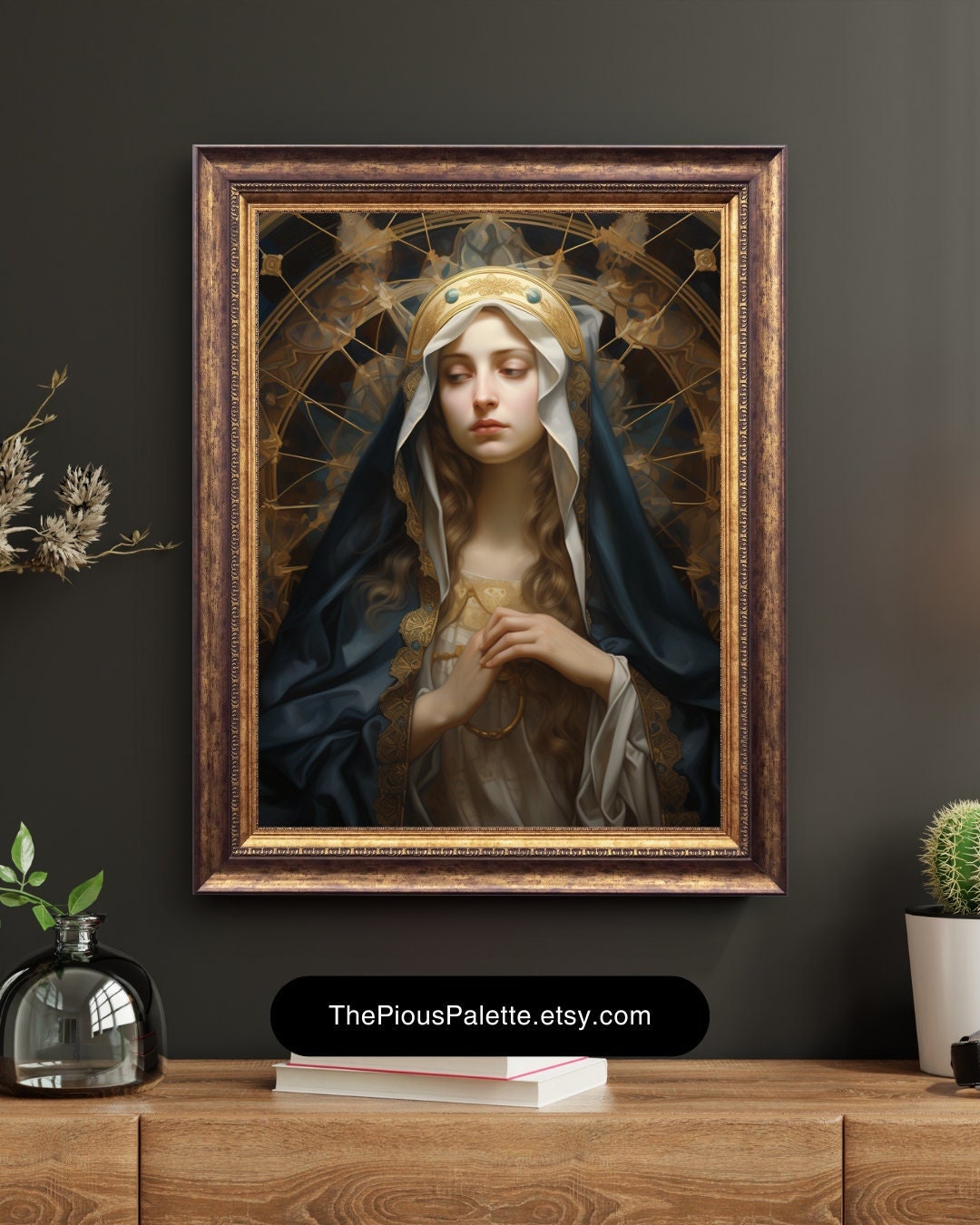 Renaissance Blessed Virgin Mary Version 2 Bel Art DIGITAL DOWNLOAD - Etsy
