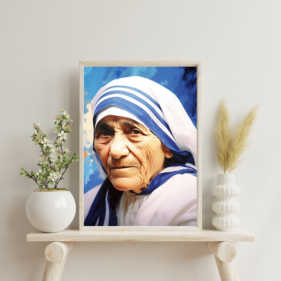Mother Teresa of Calcutta Version 2 DIGITAL DOWNLOAD - Etsy