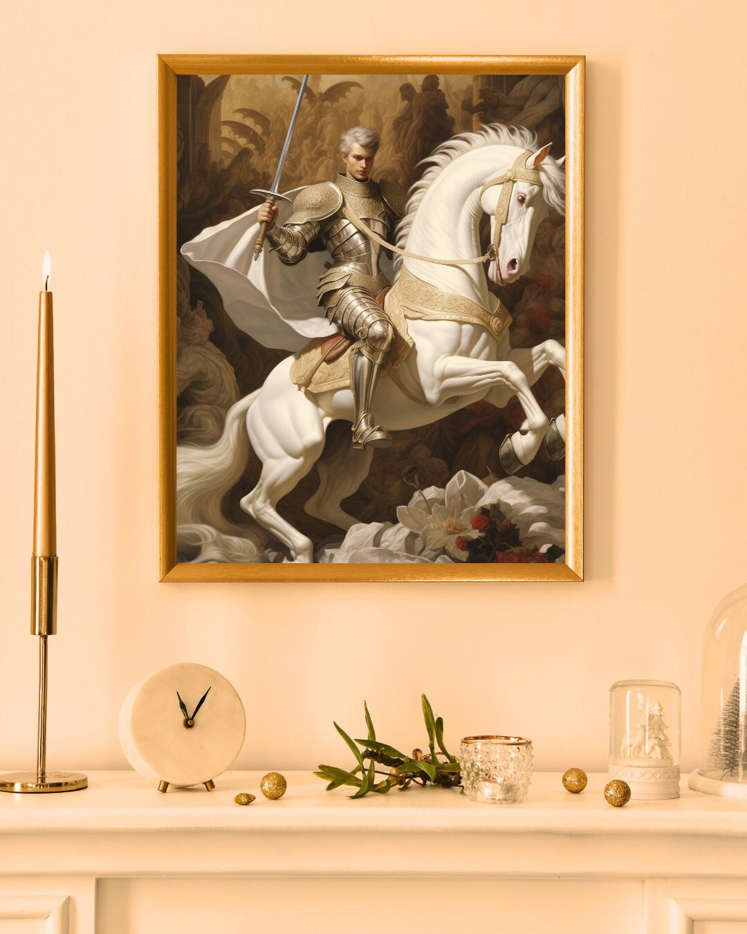St. George Patron Saint Art Print: England, Portugal, Germany (digital ...