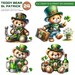 St Patrick Teddy Bear Clipart, Artful Watercolor Bear, Artful Bear Art ...