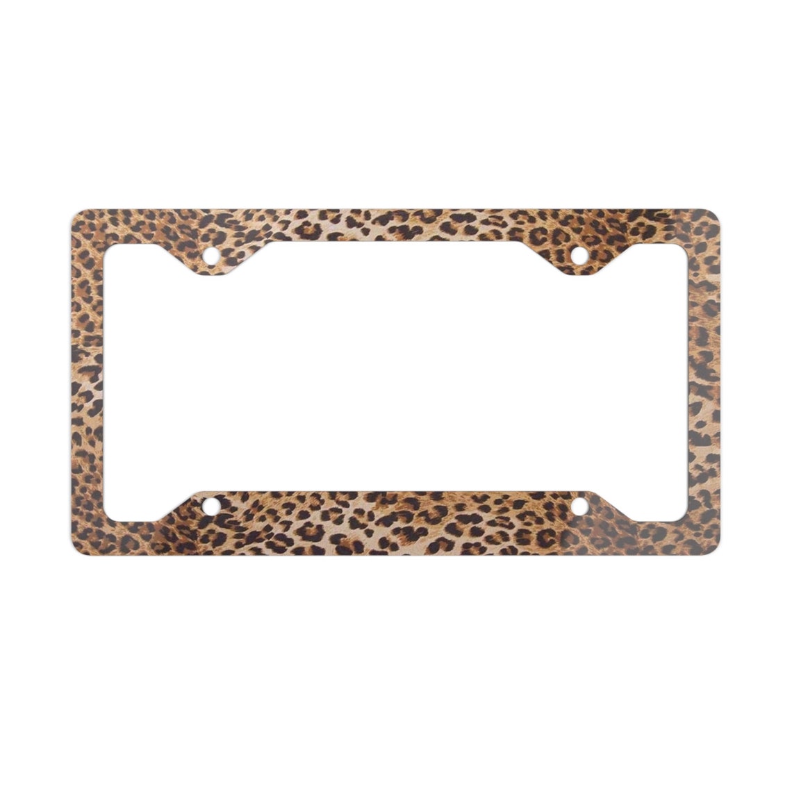 Coquette Cheetah Print Metal License Plate Frame - Etsy