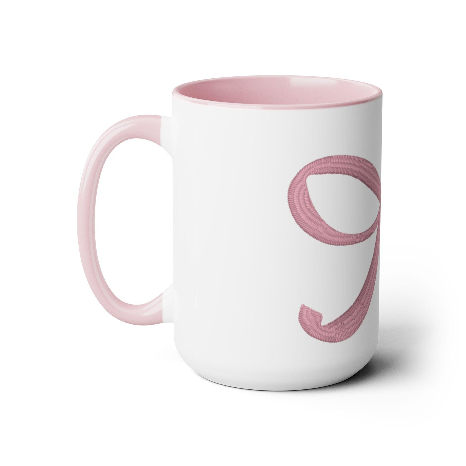 Coquette Pink Bow Two-tone Coffee Mugs, 15oz - Etsy