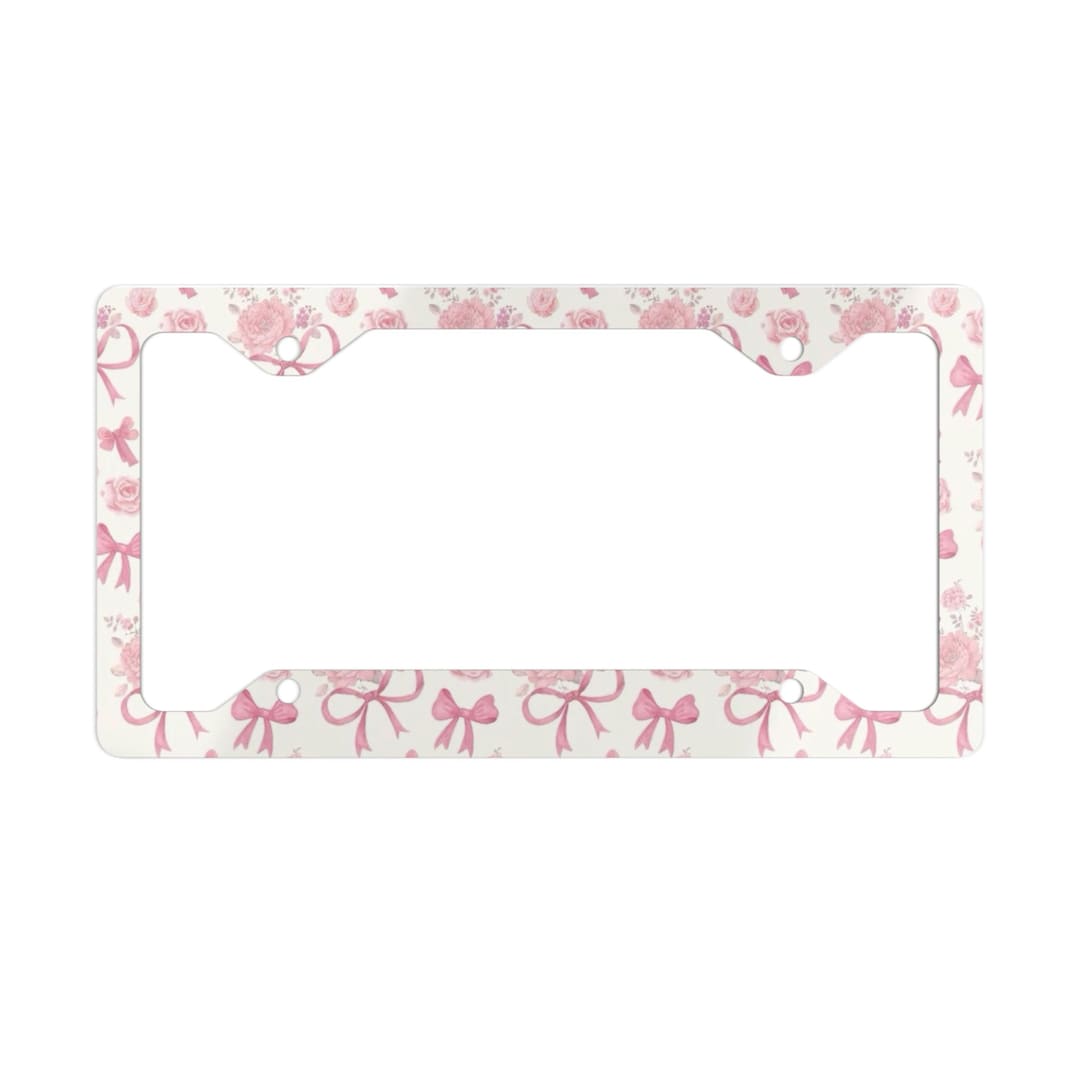 Coquette Metal License Plate Frame - Etsy