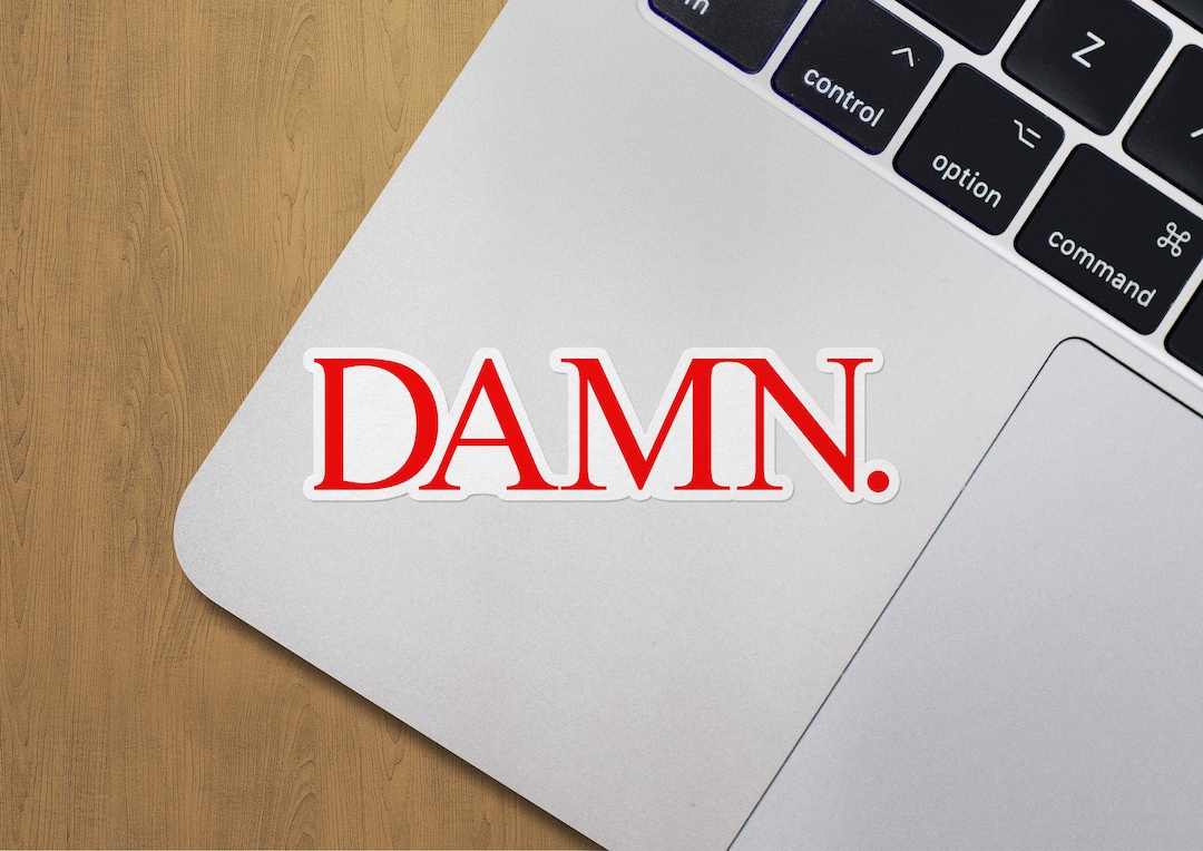 DAMN Sticker Kendrick Lamar Vinyl Decal Gift Idea Waterproof Die Cut - Etsy