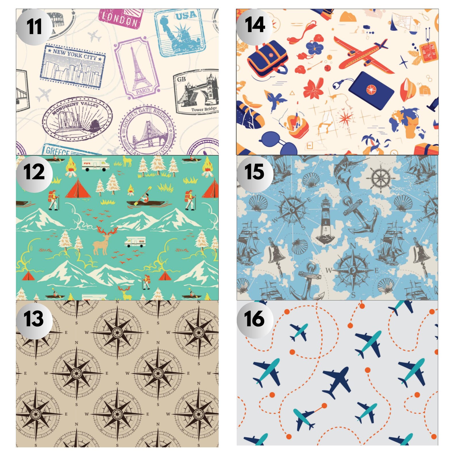 Personalized World Travel Stamps Visas Leather Passport Cover Holder ...