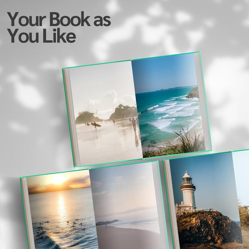 10 Honeymoon Photobook Canva Template Bundle | Luxury Printed Photo ...
