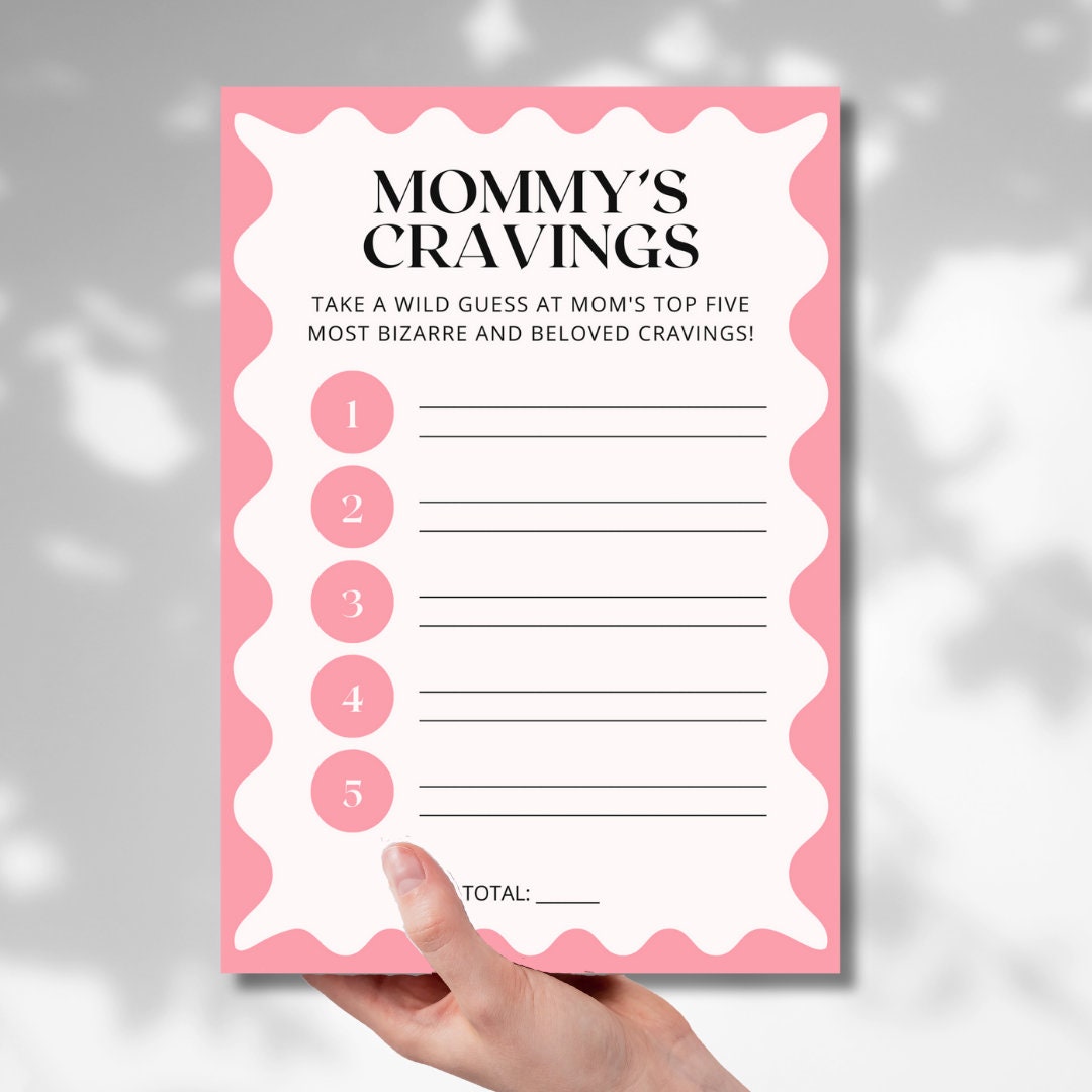 Minimal Baby Shower Party Games | Mommy's Cravings | Wavy Border ...